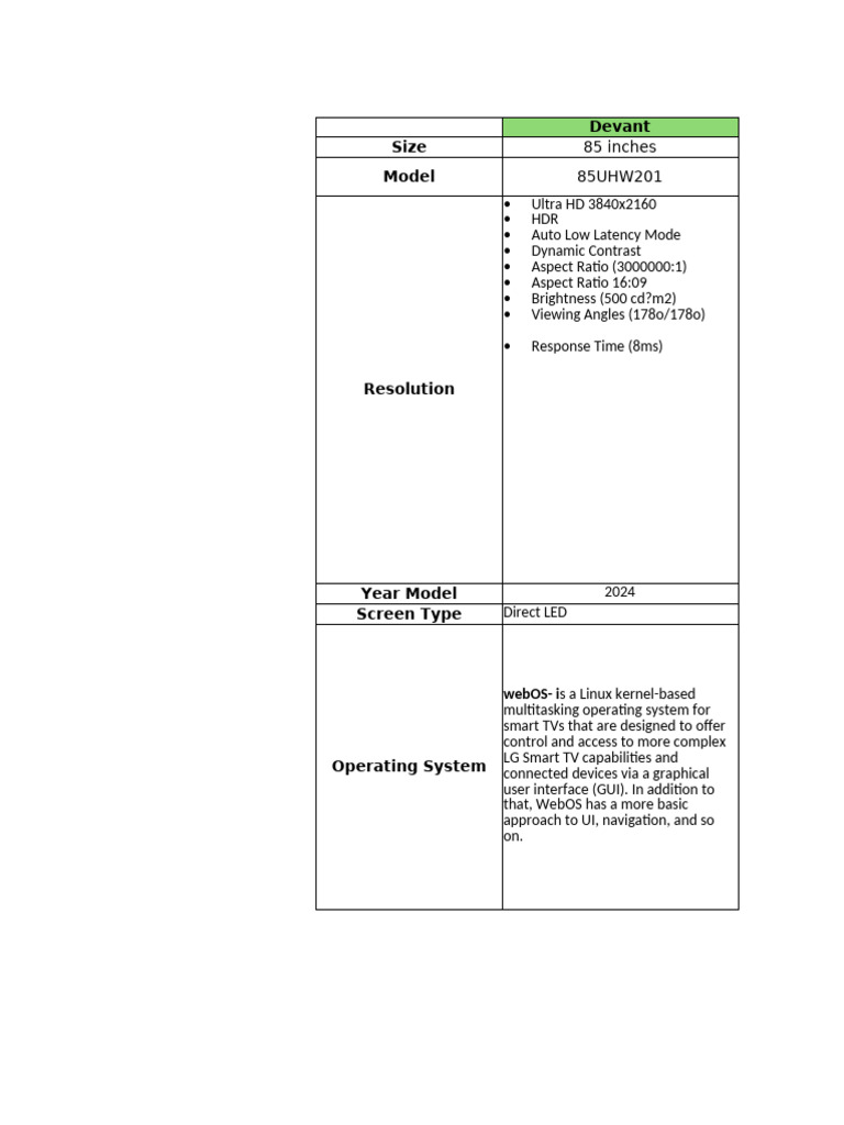 TV Comop | PDF