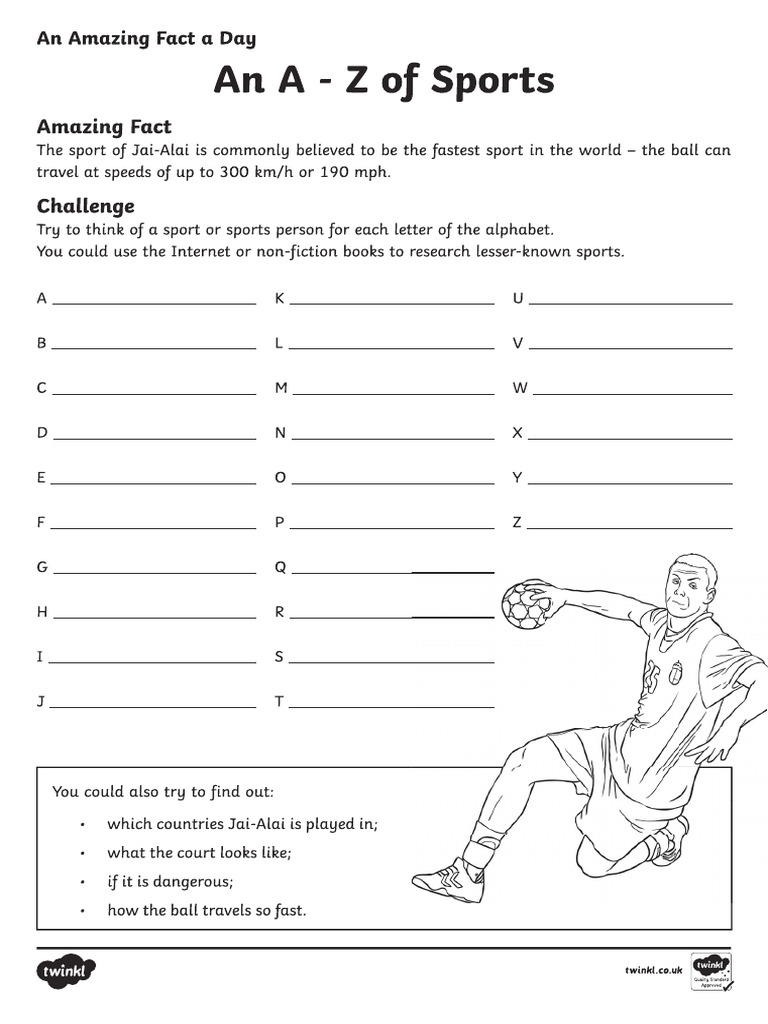 (514534) A-Z of Sports | PDF