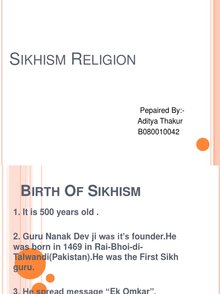 Sikhism: Origins and Key Principles | PDF