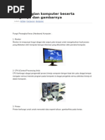 29 Perangkat Keras Komputer Beserta Fungsi Dan Gambarnya Lengkap | PDF