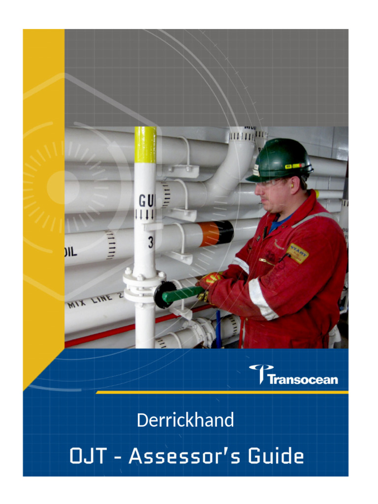 Derrickhand OJT Assessor's Guide - V1 | PDF