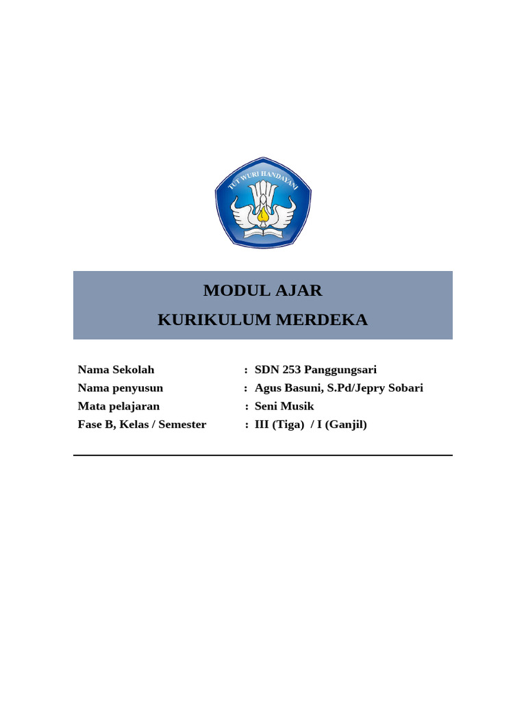 Modul Ajar Unit 1 Fix | PDF