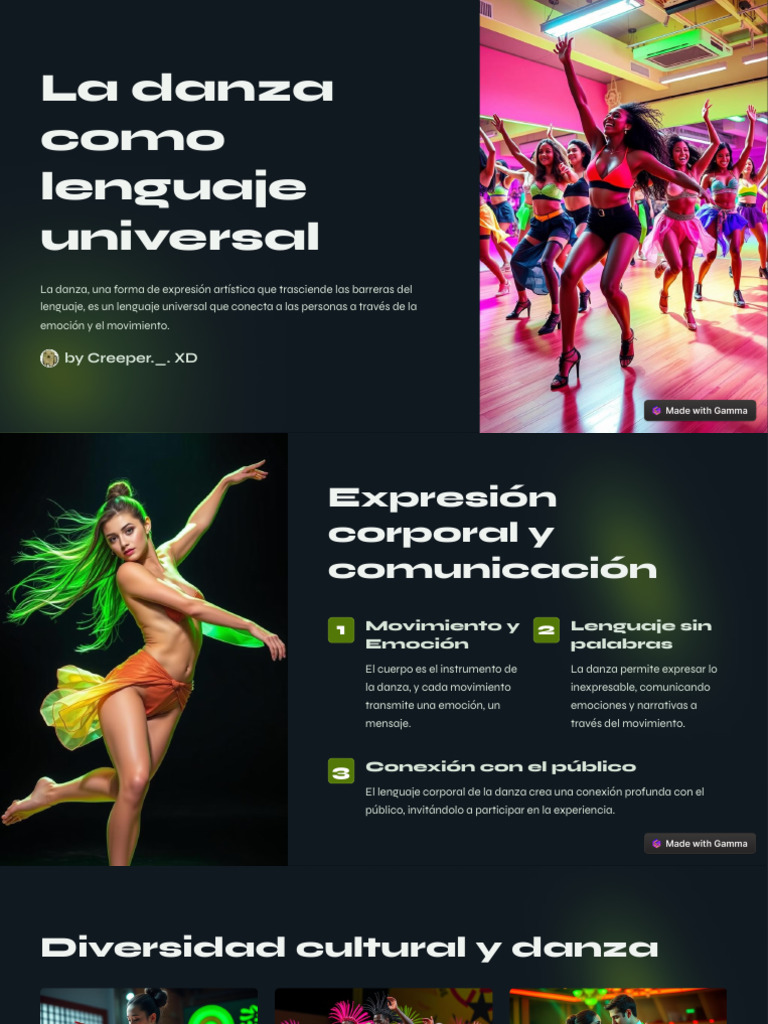 La-danza-como-lenguaje-universal | PDF