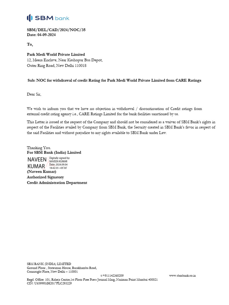 Noc Park - SBM | PDF