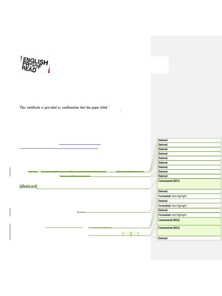 Certificate of Proof Reading | PDF | Proofreading | Immunology