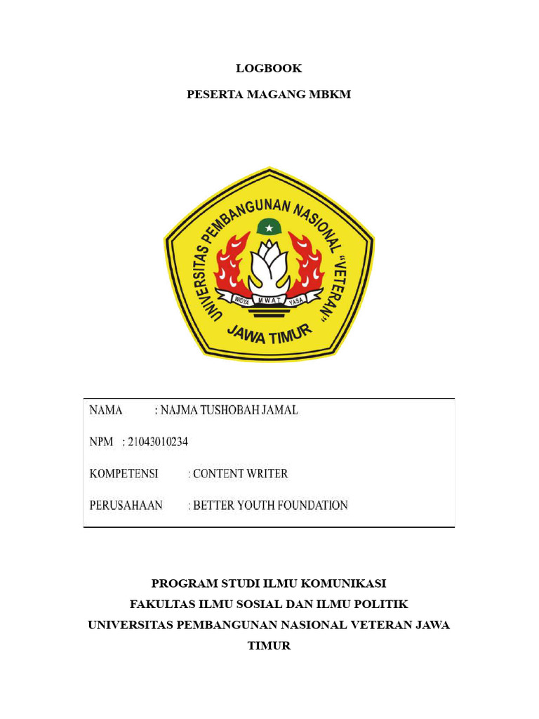 LOGBOOK Najma Tushobah Jamal TTD LENGKAP - Docx - Compressed | PDF