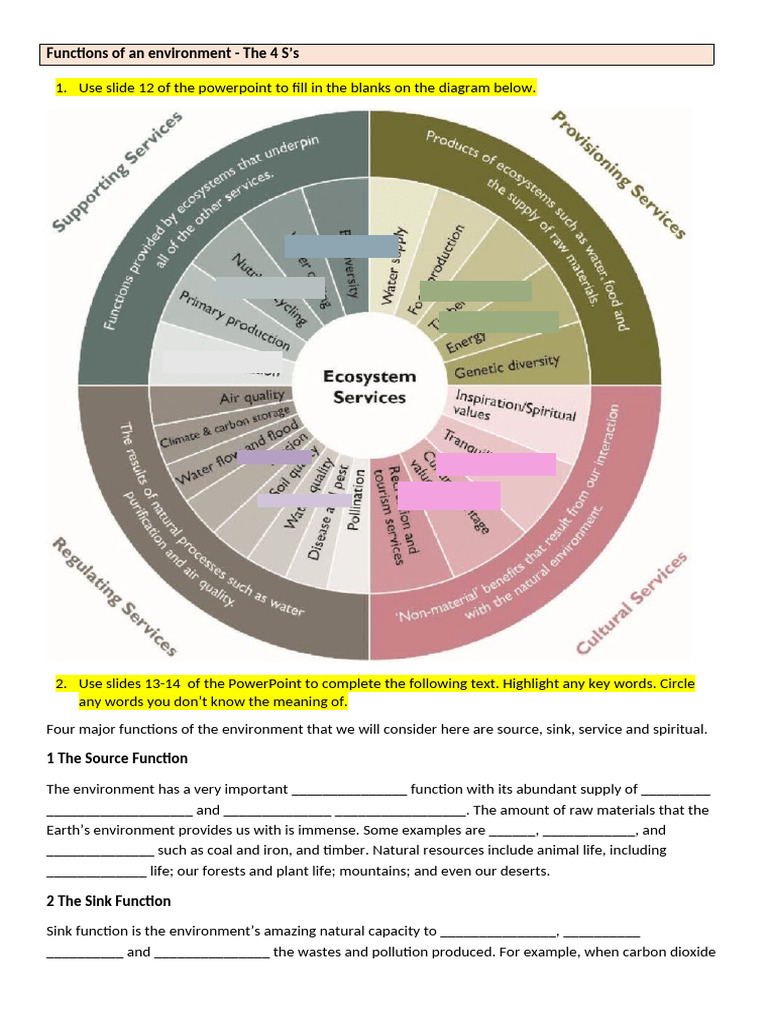 L1 - ecosystem services | PDF