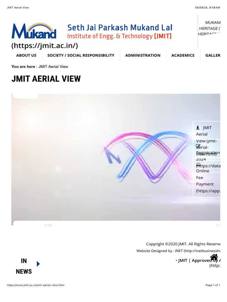 JMIT Aerial View | PDF