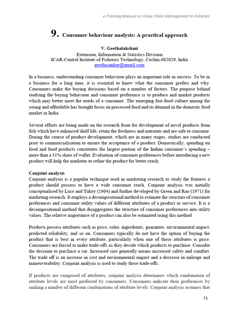 9 - Consumer Behaviour | PDF