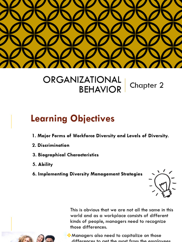 Chapter 2 - Organizational Behavior | PDF