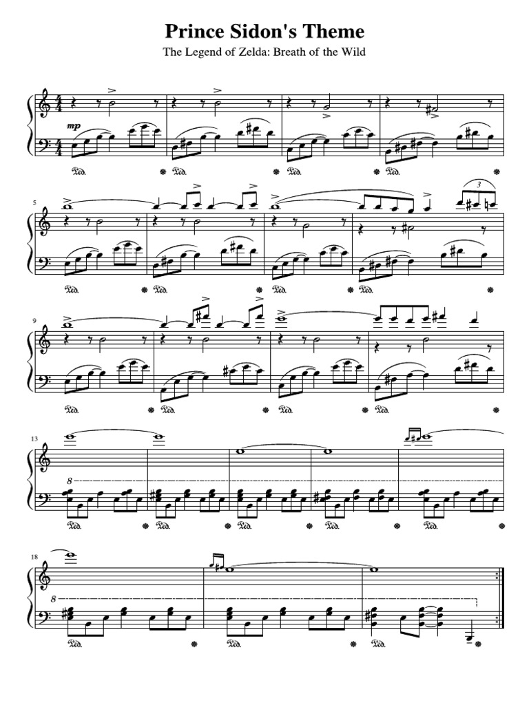 Prince Sidon's Theme | PDF