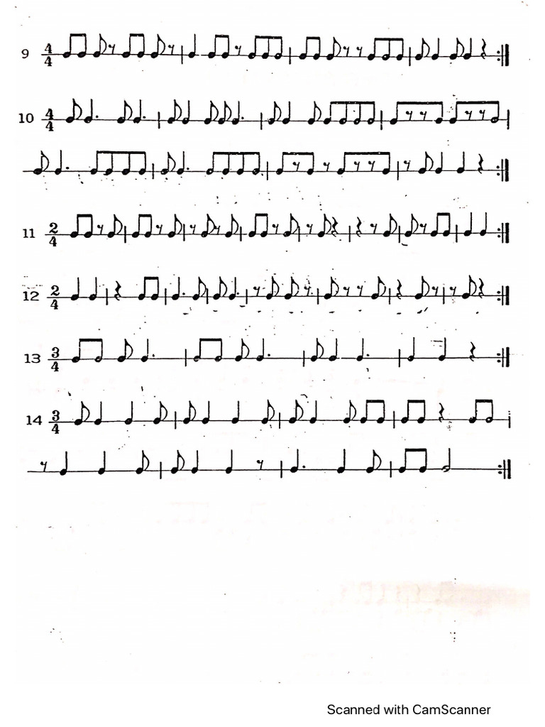 Rhythm 2.1 - No.9-14 | PDF