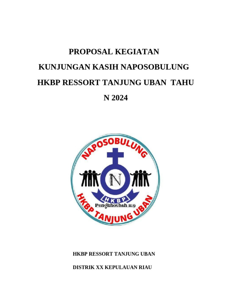 Proposal Kunjungan Kasih N-HKBP | PDF