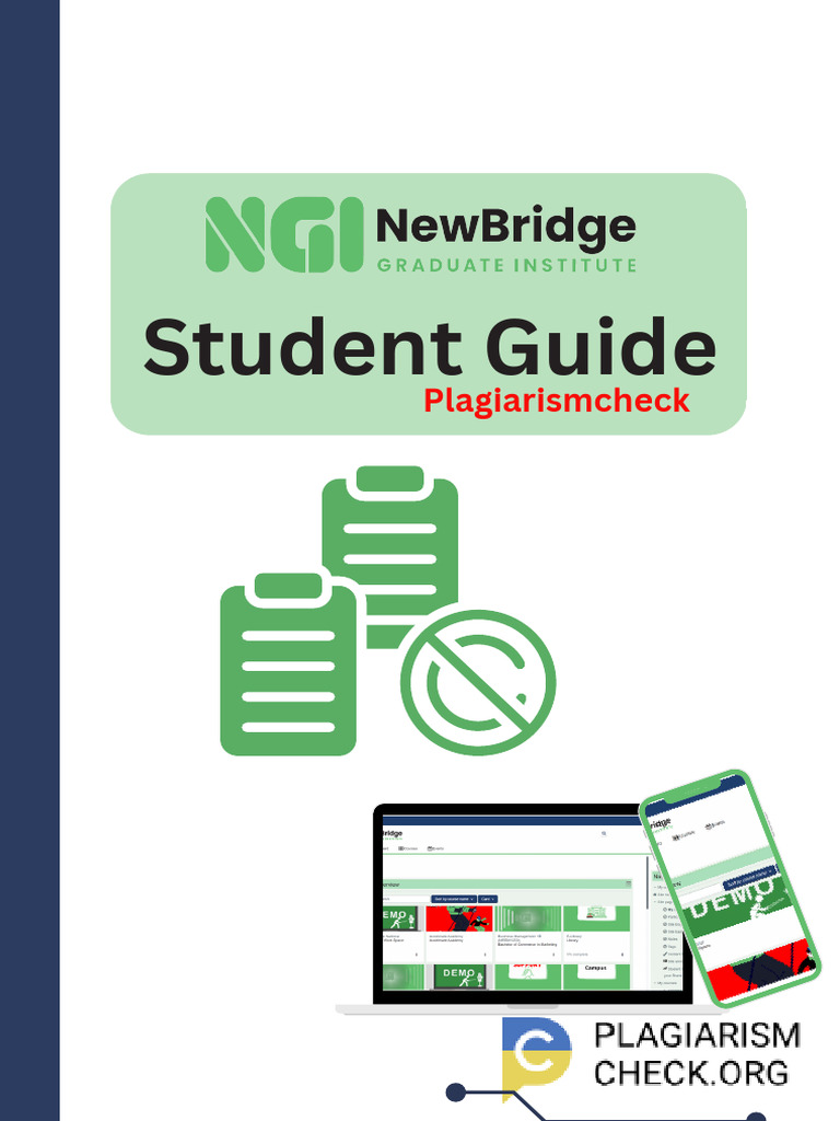 Plagiarism Checker - Student Guide 2024 v1.0 | PDF