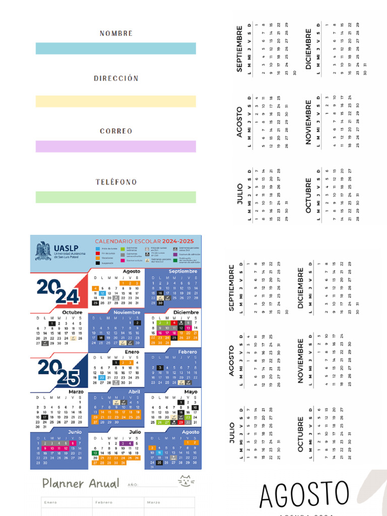 Agenda 2024 Mede y Yop | PDF
