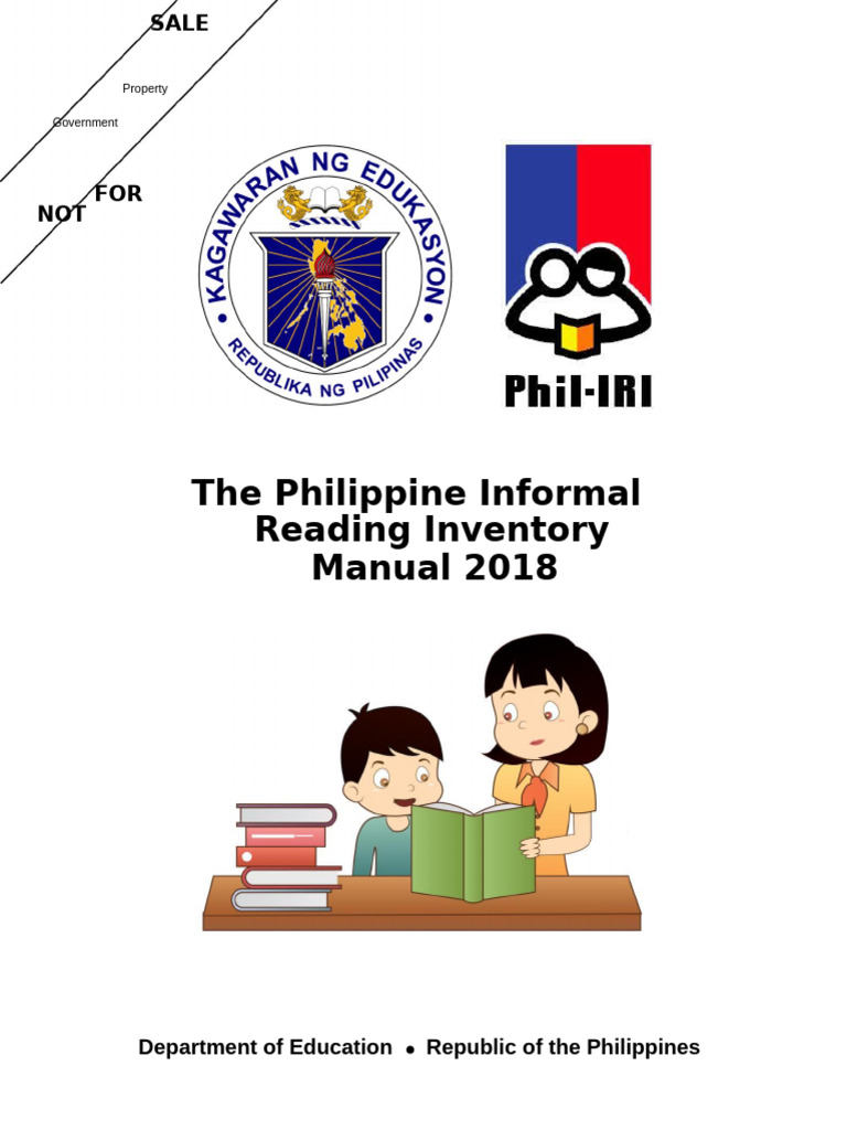 Phil Iri Manual Filipino 3 7 | PDF