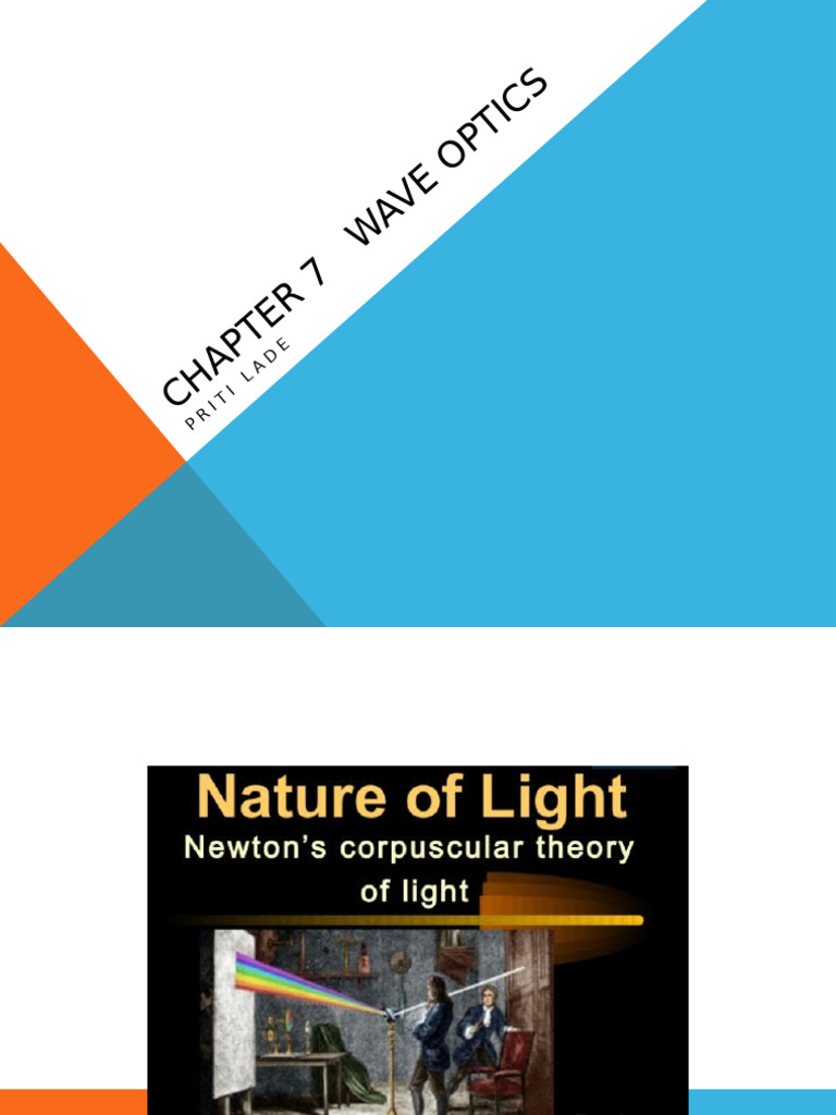Class 12 Chapter 7 Wave Optics | PDF