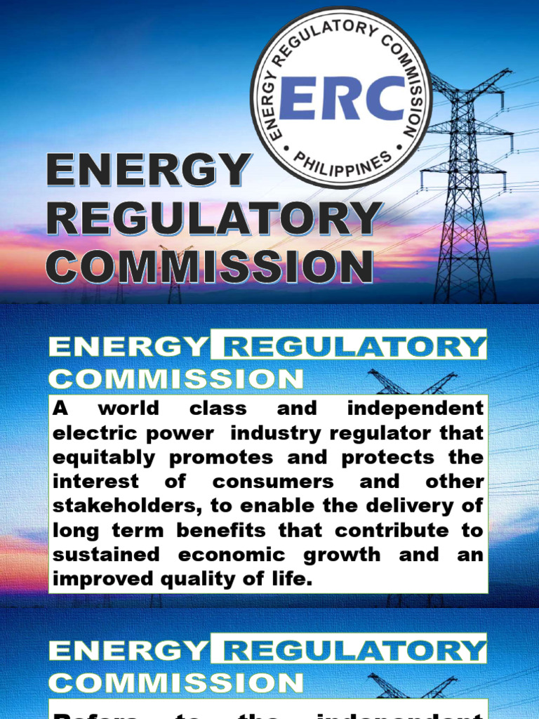 Energy Regulatory Commission - Bansale | PDF