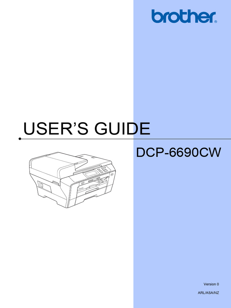 Brother DCP-6690CW User Guide | PDF