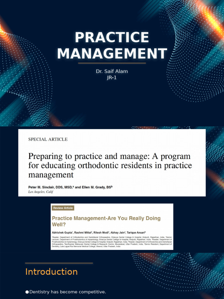 Practice Management | PDF