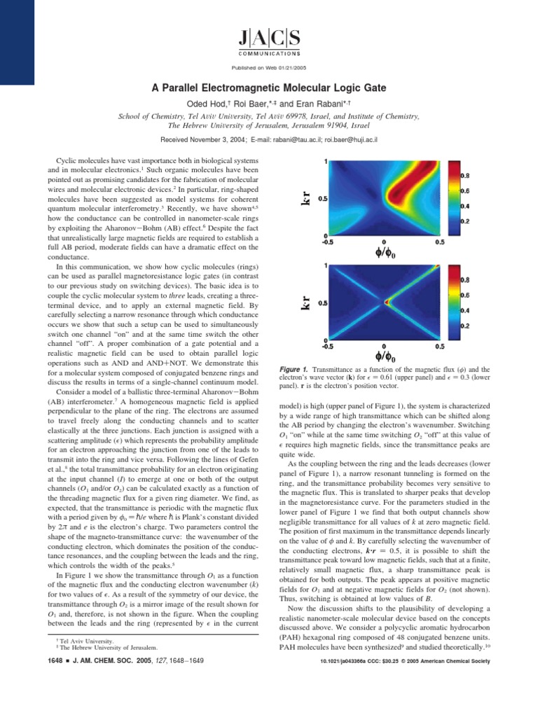 Oded Hod, Roi Baer and Eran Rabani - A Parallel Electromagnetic ...