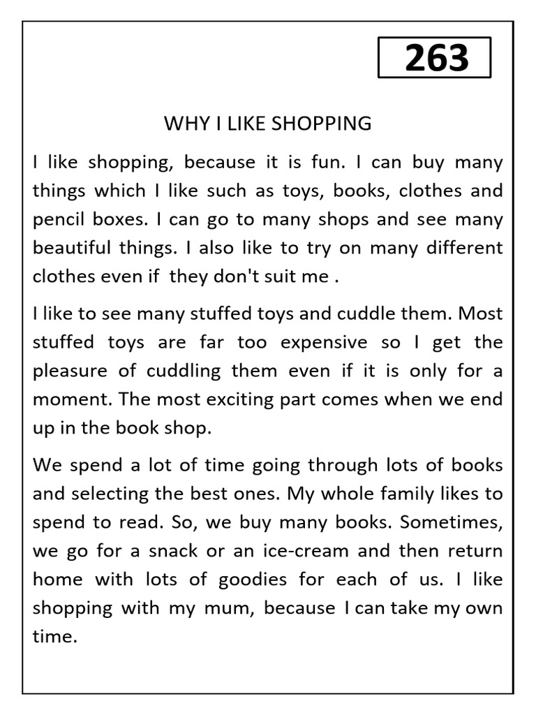 I Like Shopping | PDF