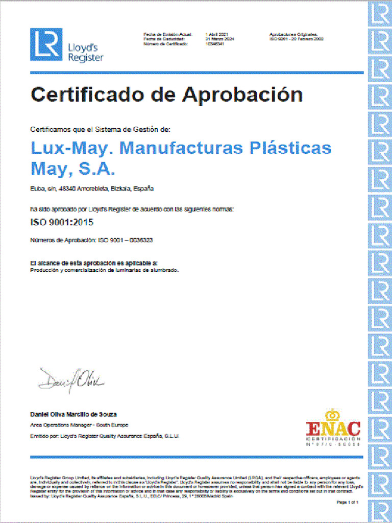 11 Iso9001 - Enac - Espanol | PDF