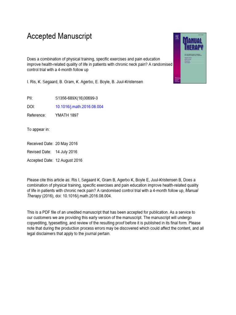 Cervical 5 | PDF