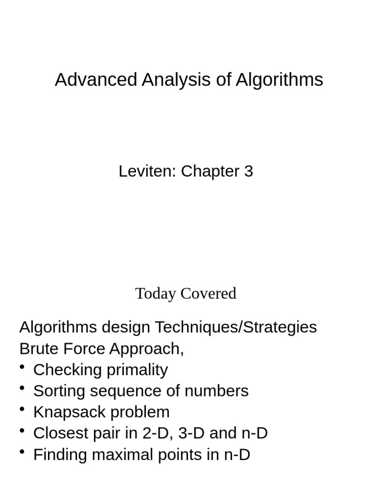 Lecture 04 | PDF | Algorithms | Prime Number