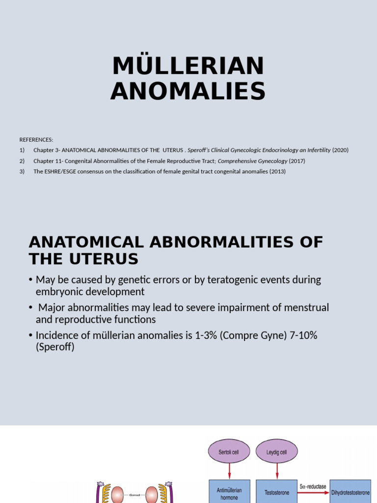 Mullerian Anomalies | PDF