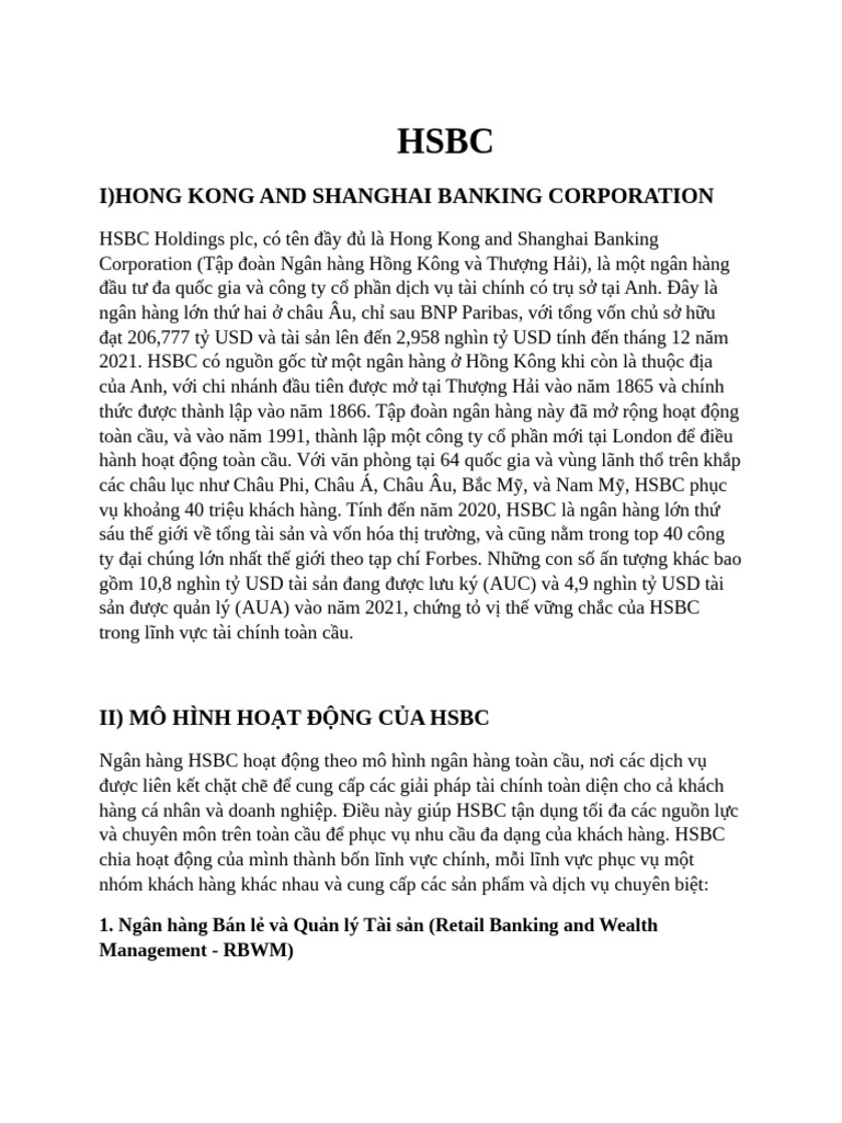 HSBC | PDF