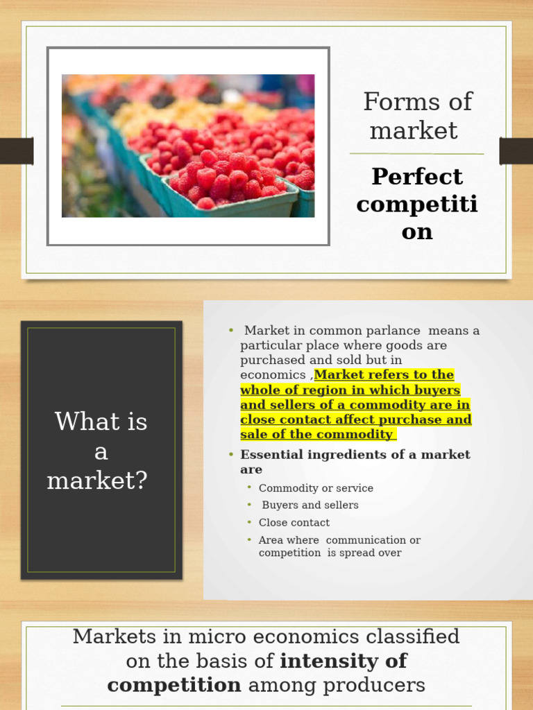 Forms of Market-1 | PDF