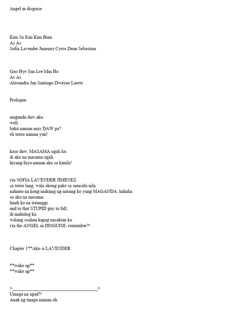 Angel in Disguise | PDF