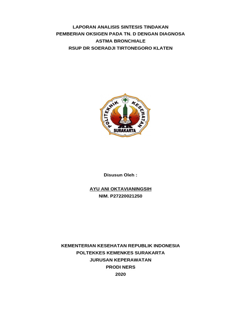 Ansis Tindakan KDP | PDF