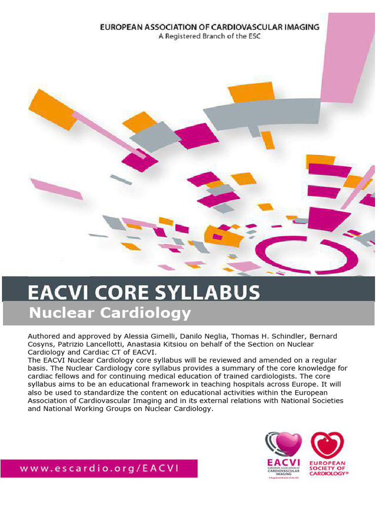 EACVI Core Syllabus Nuclear Cardiology 2014 - Final | PDF