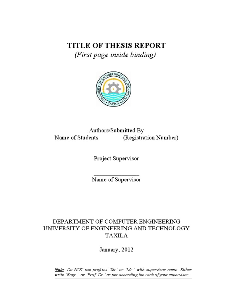 Fyp Report | PDF | Thesis | Abstract (Summary)