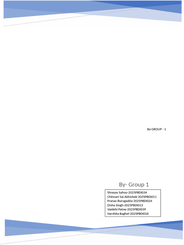 SMG Report - Group-1 | PDF