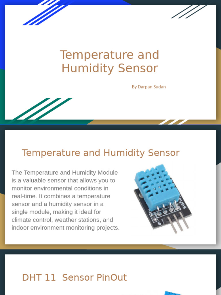 Temperature and Humidity Sensor | PDF