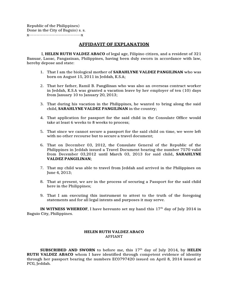 Travel Document | PDF