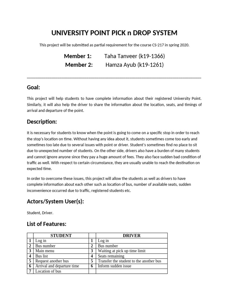 5 - OOP Project Proposal | PDF