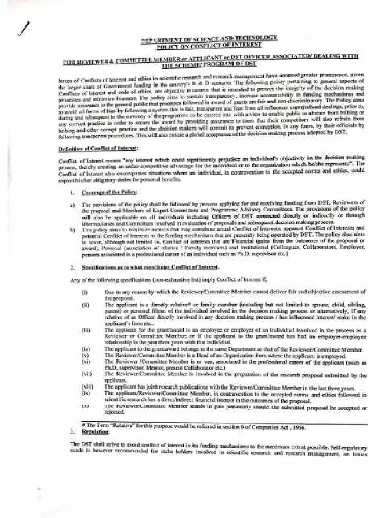 Conflict Letter | PDF