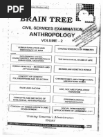 Brain Tree Anthropology Notes Part 1 | PDF