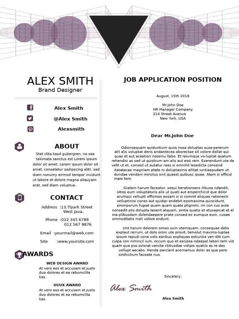 A4 Application | PDF