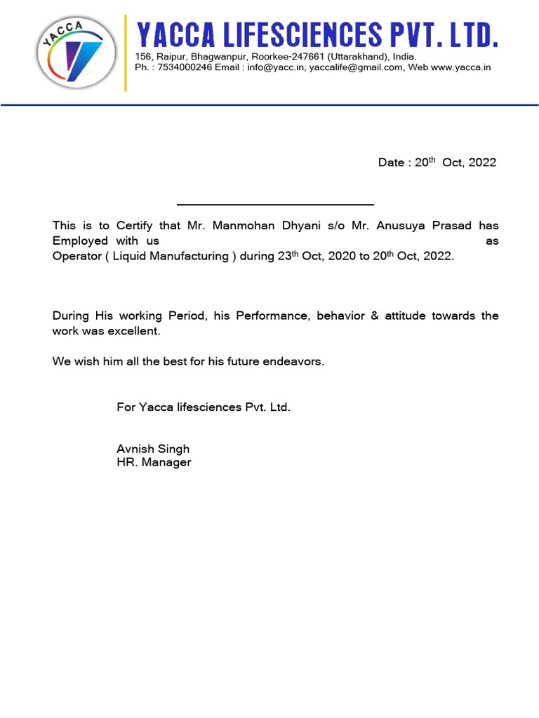 Yacca Life Scinece | PDF