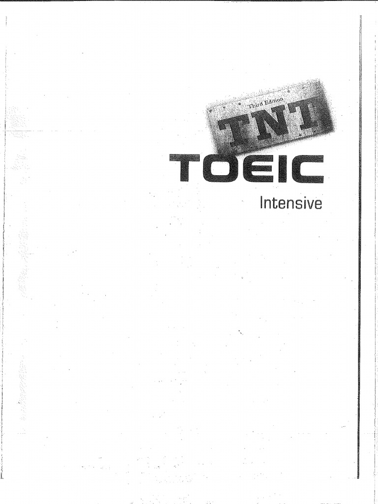 TNT Toeic Intensive | PDF