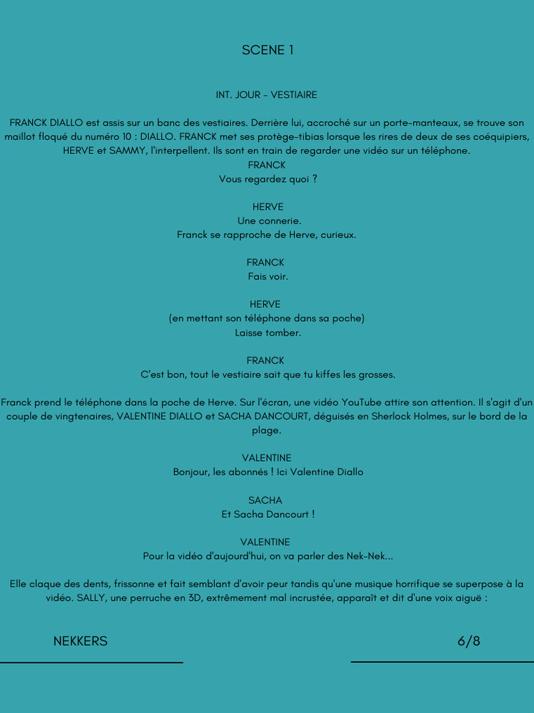 Nekkers Scene Dialoguees | PDF