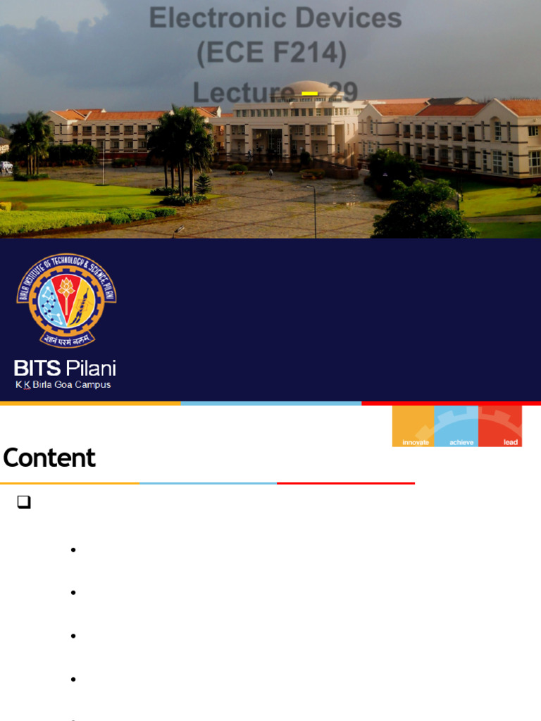 Lecture 29 (25-11-2022) | PDF