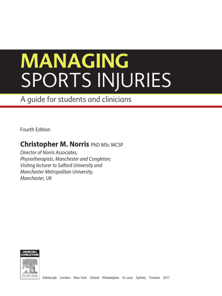 Managing Sports Injuries | PDF