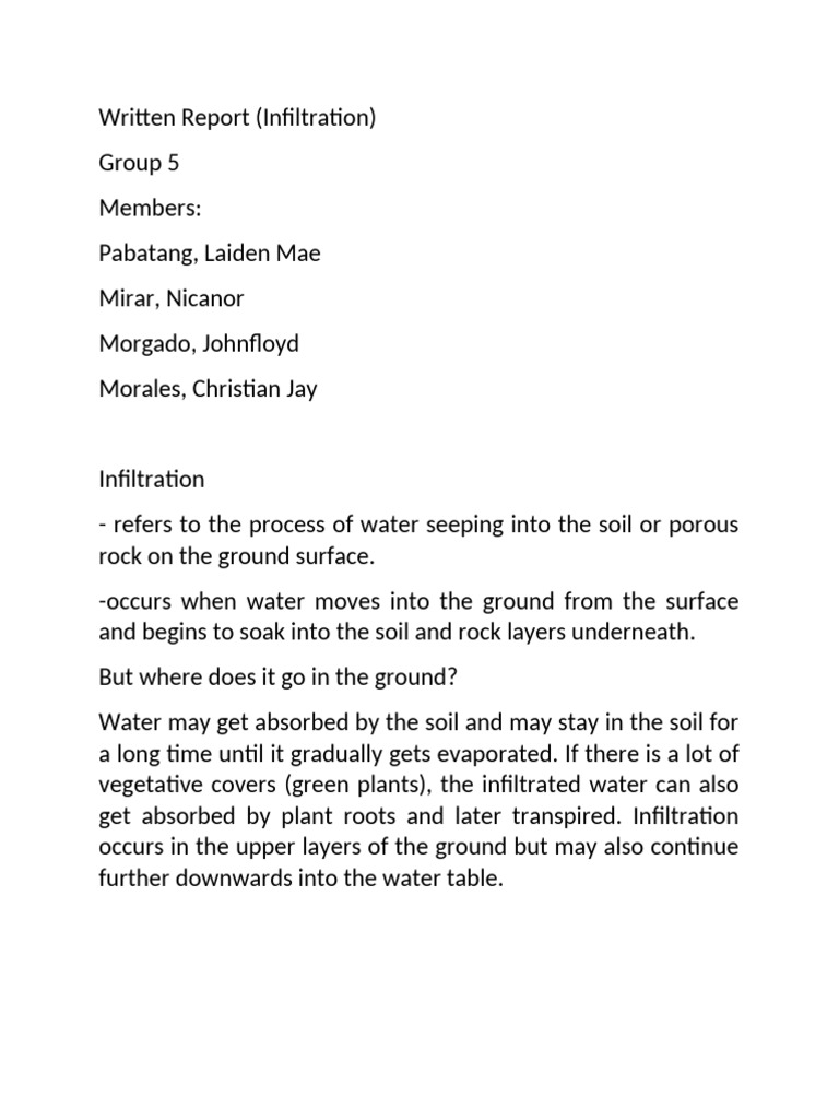 Written Report | PDF