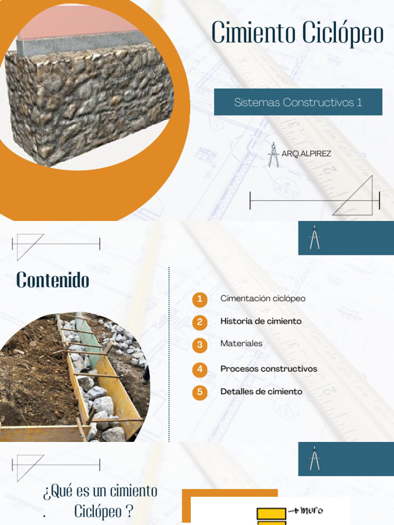 presentacion cimiento ciclópeo[1] | PDF